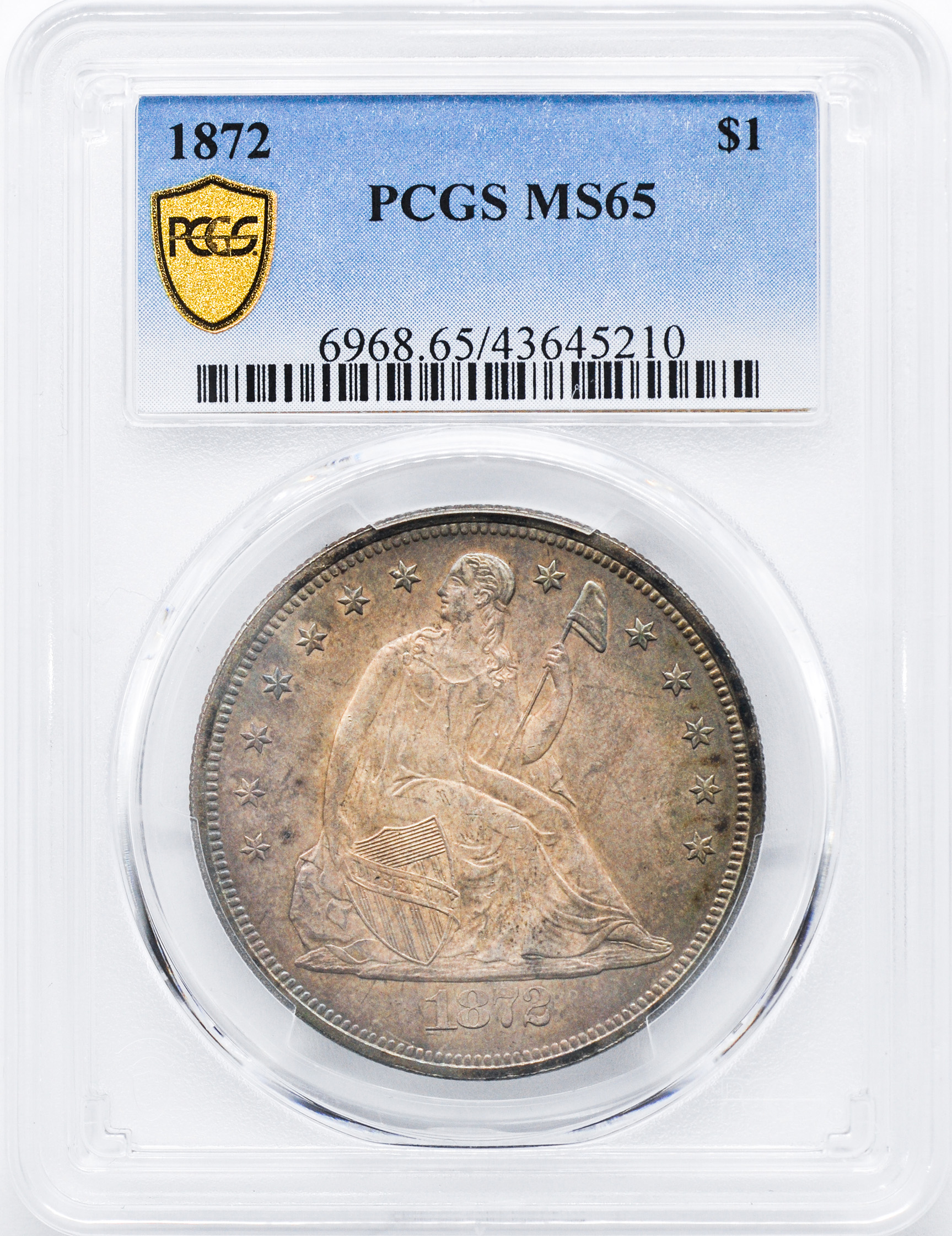 Collectors Corner - 1872 $1 MS65 PCGS - #54539267