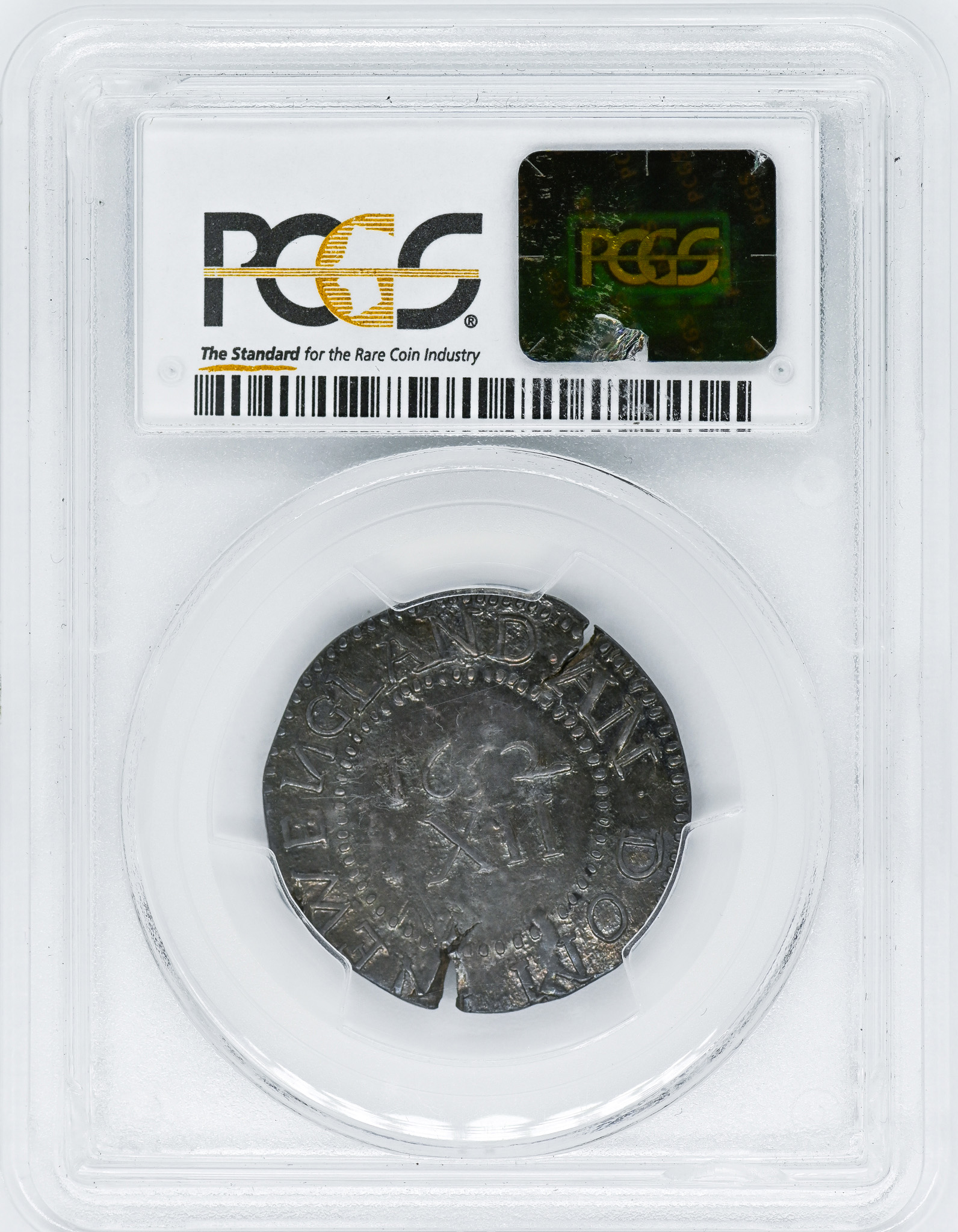 1652 PINE TREE SHILLING, PINE TR, LG PL, REV N | Rare Coin Wholesalers ...