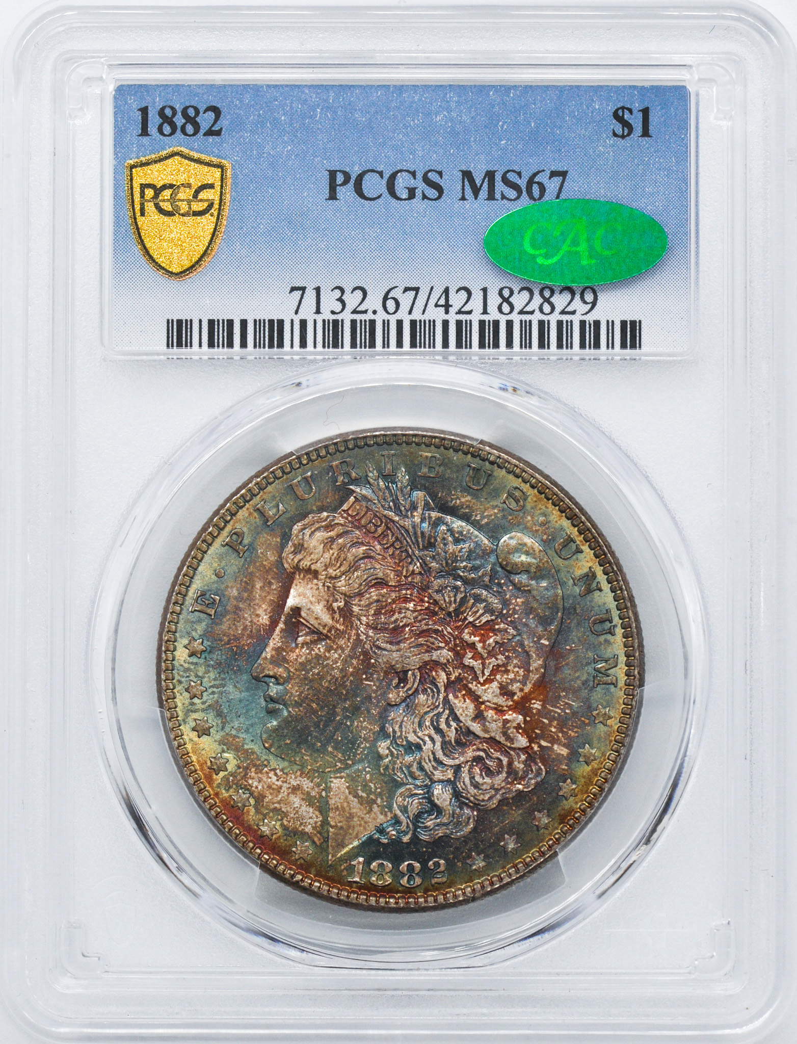 Collectors Corner - 1882 $1 MS67 PCGS - #60584677