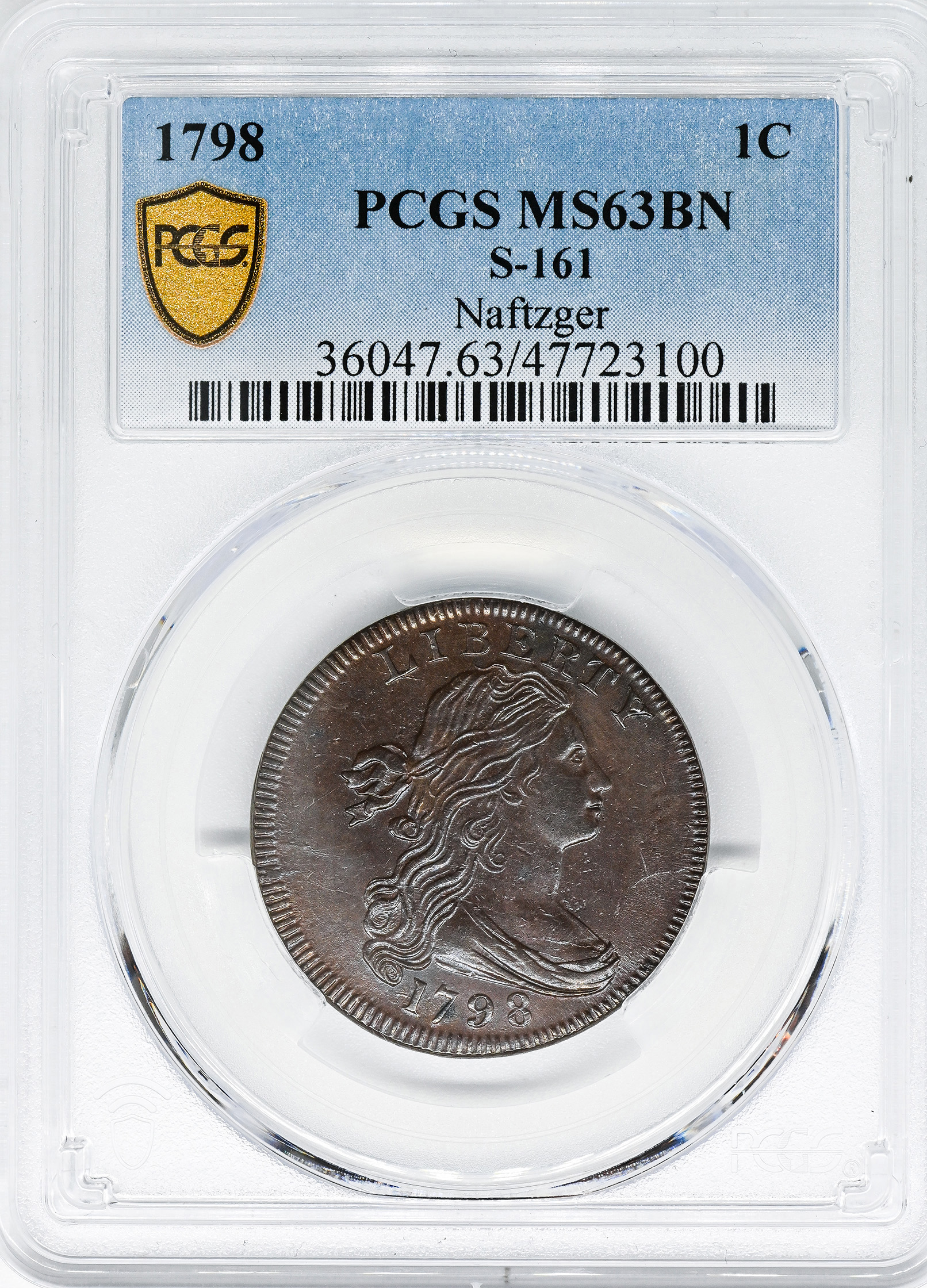 1798 DRAPED BUST 1C, 1ST HAIR STYLE | Rare Coin Wholesalers, a S.L.Contursi Company