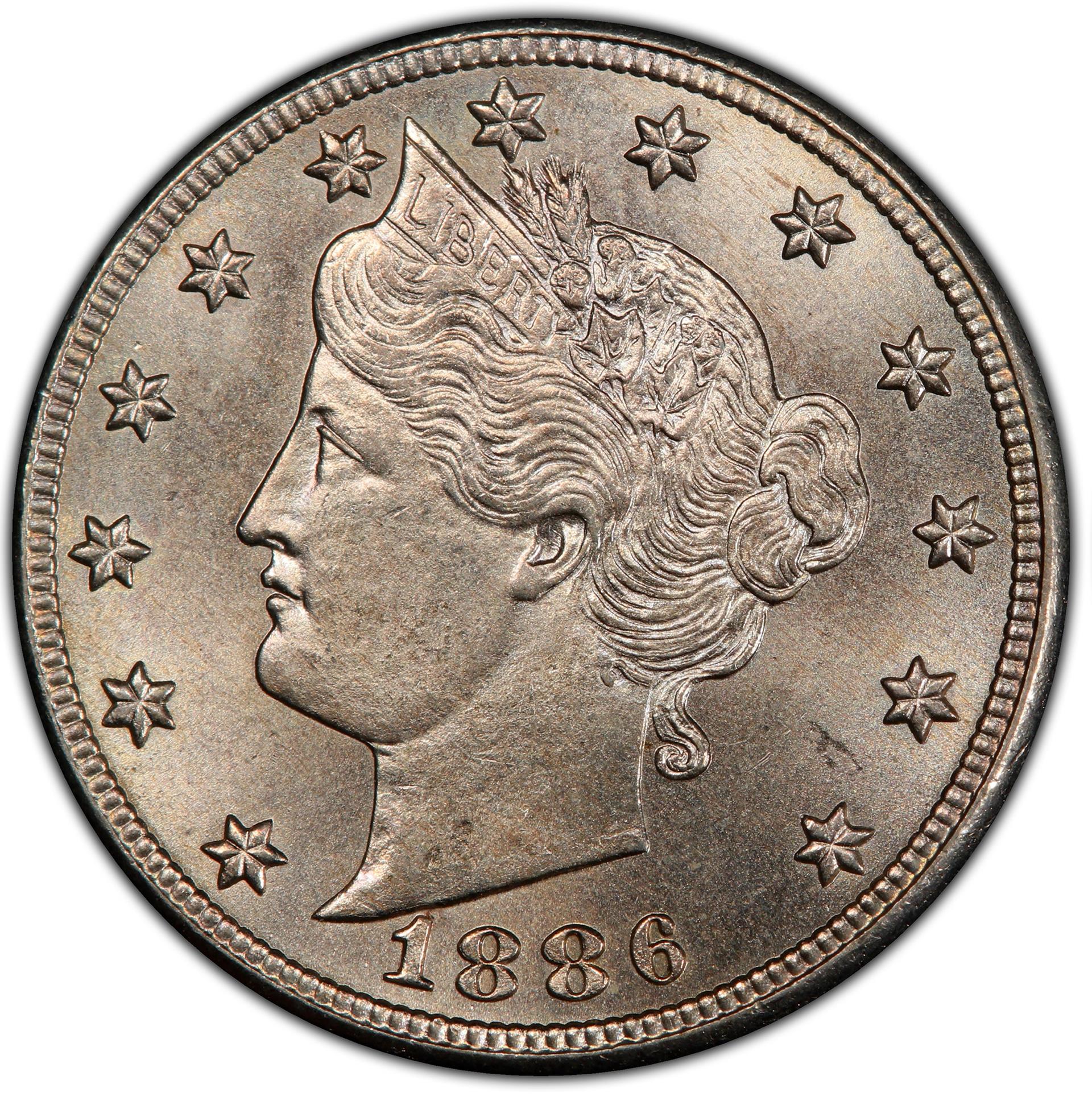 Collectors Corner - 1886 5C MS66 PCGS - #65590754