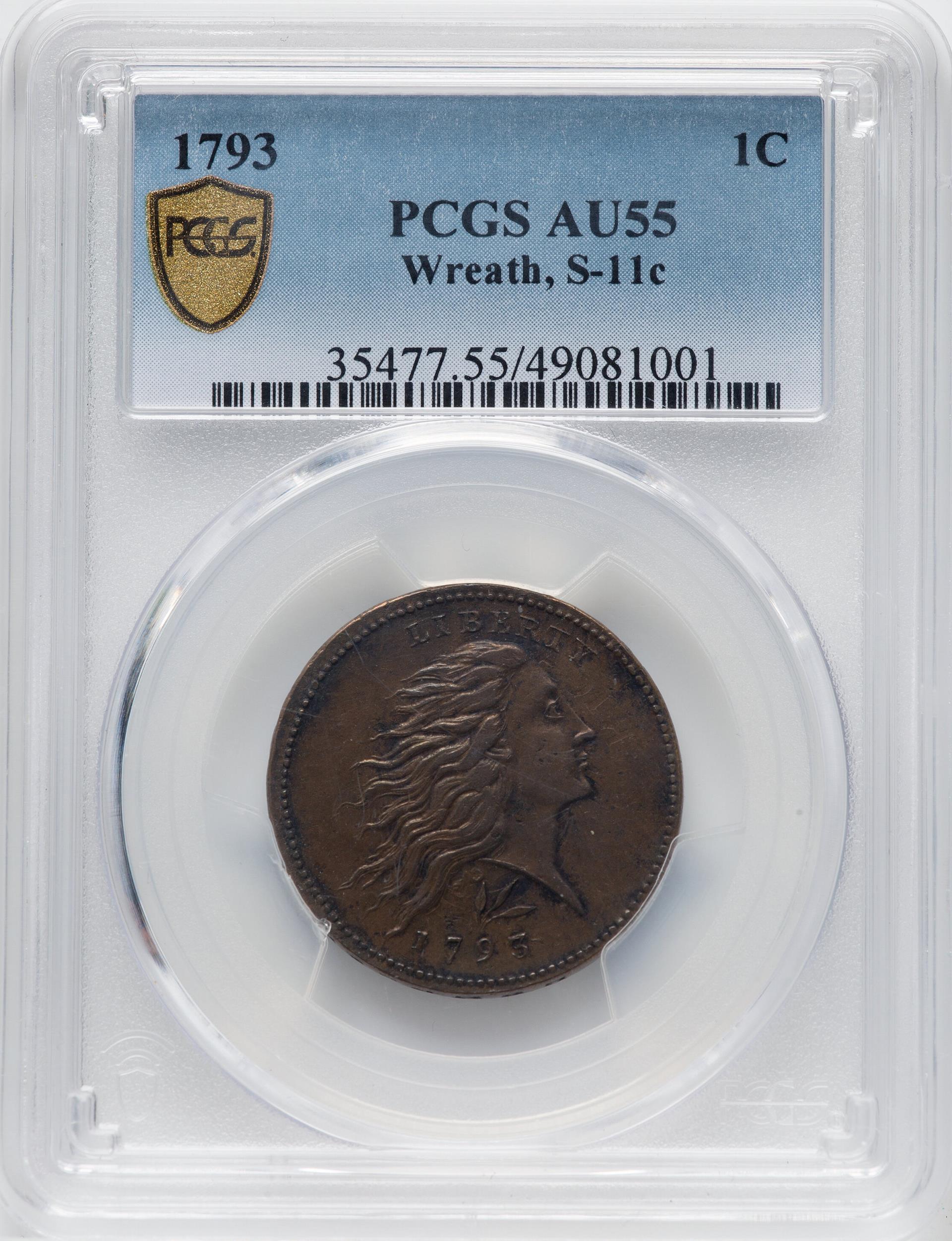 1793 WREATH 1C, LETTERED EDGE | Rare Coin Wholesalers, a S.L.Contursi ...